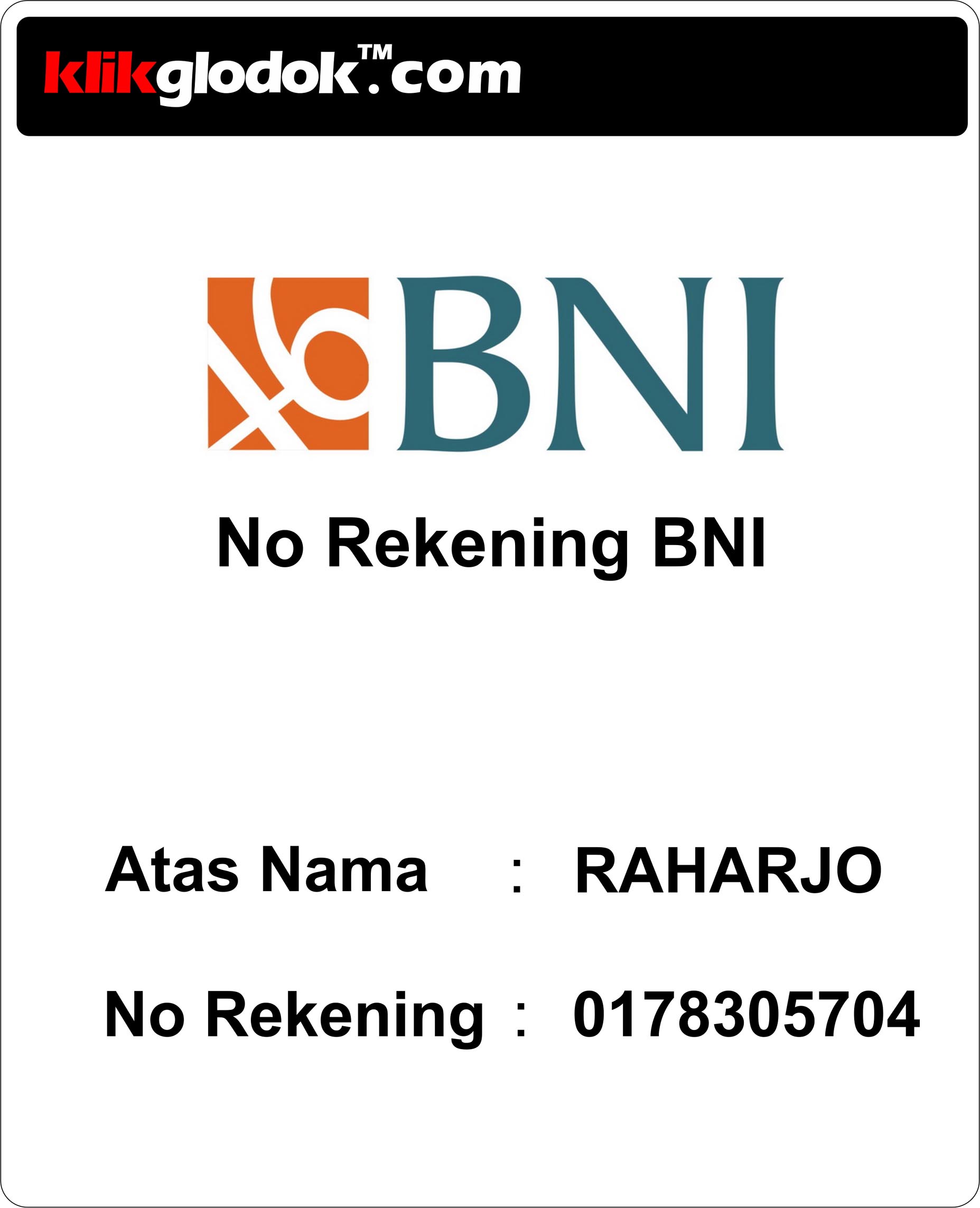 Nomor Rekening Bank Bni - Perumperindo.co.id